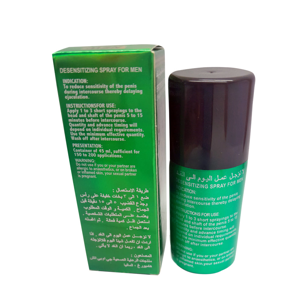 Maxman Men Delay Spray Green Rozzana Pk