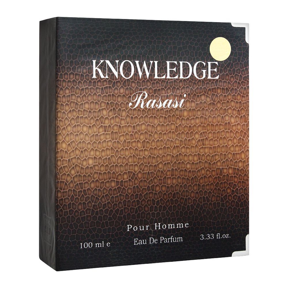 Rasasi Knowledge Perfum For Men 100 ML – Rozzana.pk