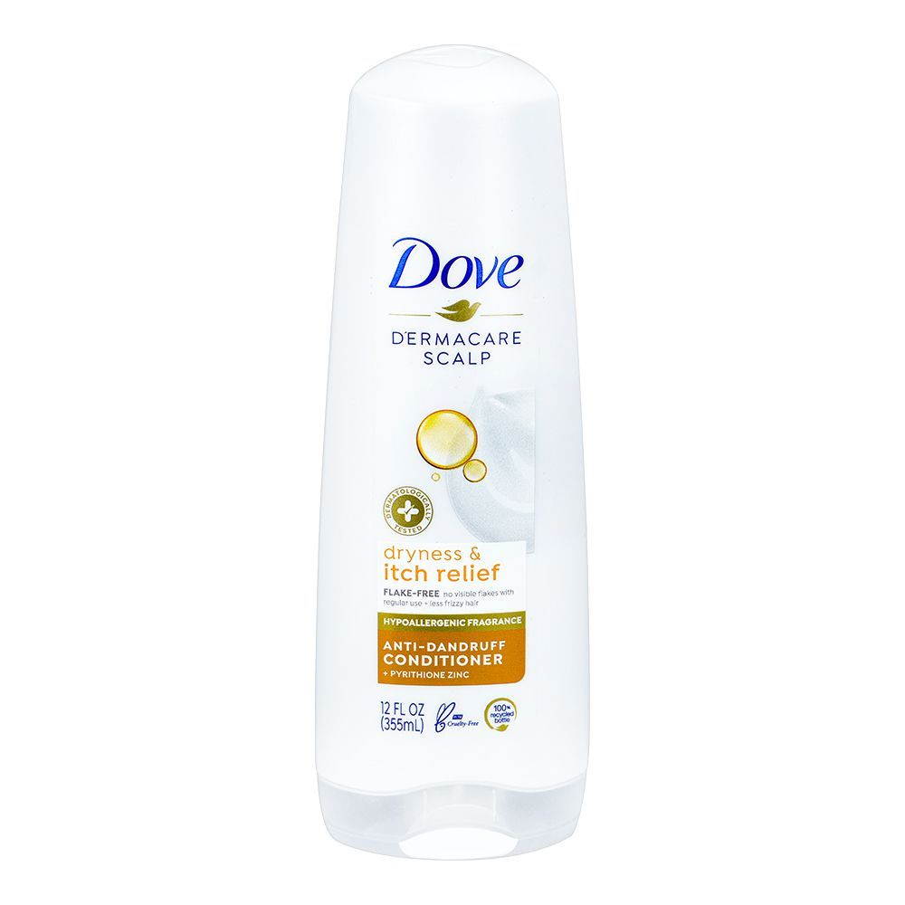 Dove Derma Care Scalp Dryness Itch Relief Anti Dandruff Conditioner Rozzana.pk