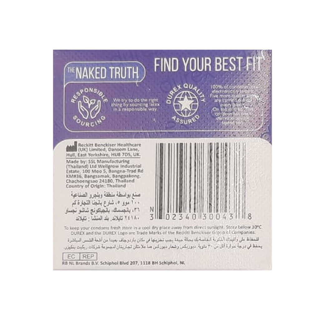 Durex Classic XXL Extra Wide Fit 3 Pieces – Rozzana.pk