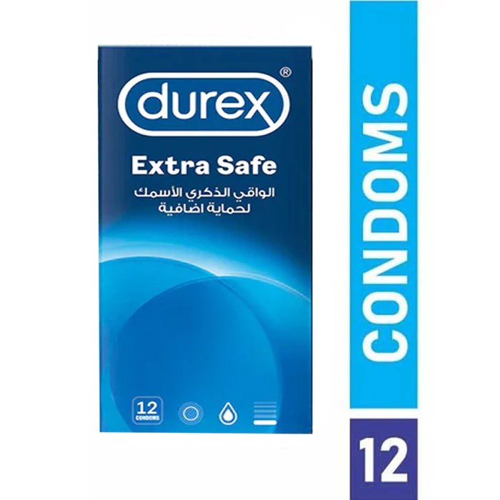 Durex Extra Safe 12 Condoms Box – Rozzana.pk