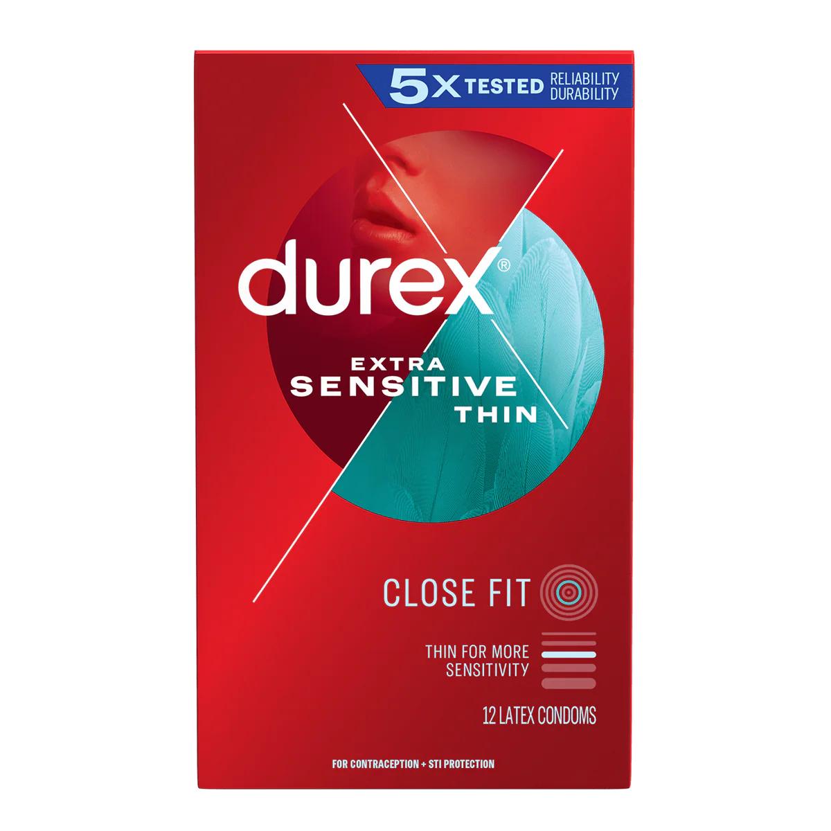 Durex Extra Sensitive Thin Wide Fit Condom 12 Box – Rozzana.pk