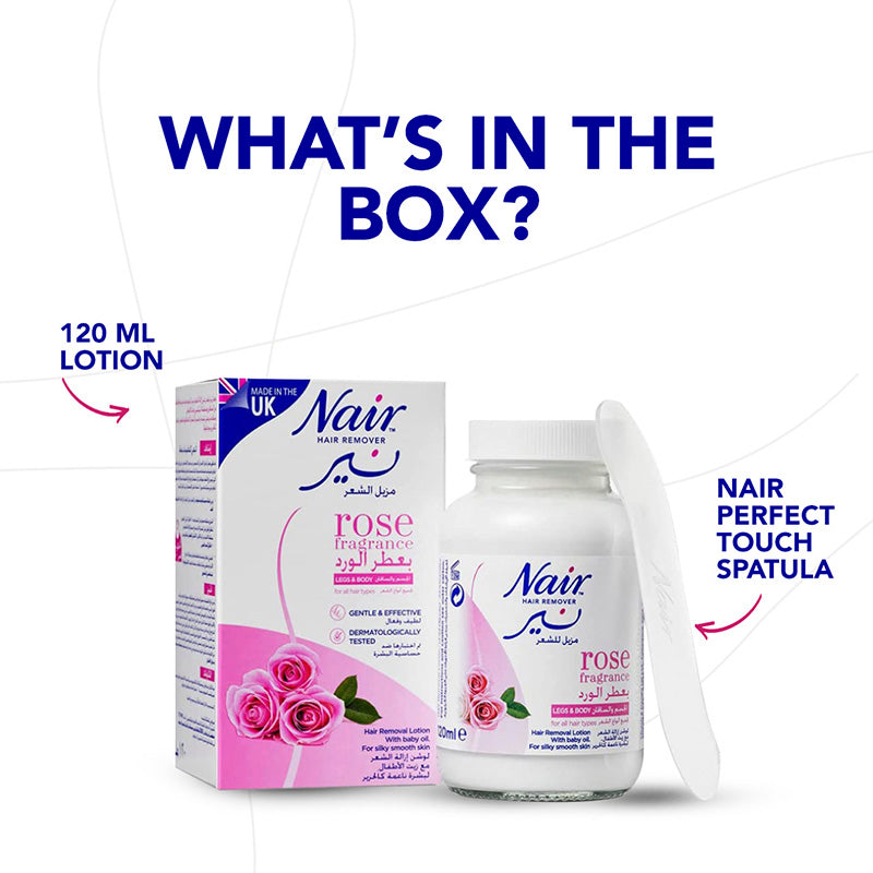Nair Hair Removal Lotion 120 ML Rose – Rozzana.pk