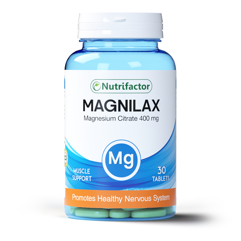 Nutrifactor Magnilax (Magnesium Citrate 400 MG) 30 Tablets – Rozzana.pk