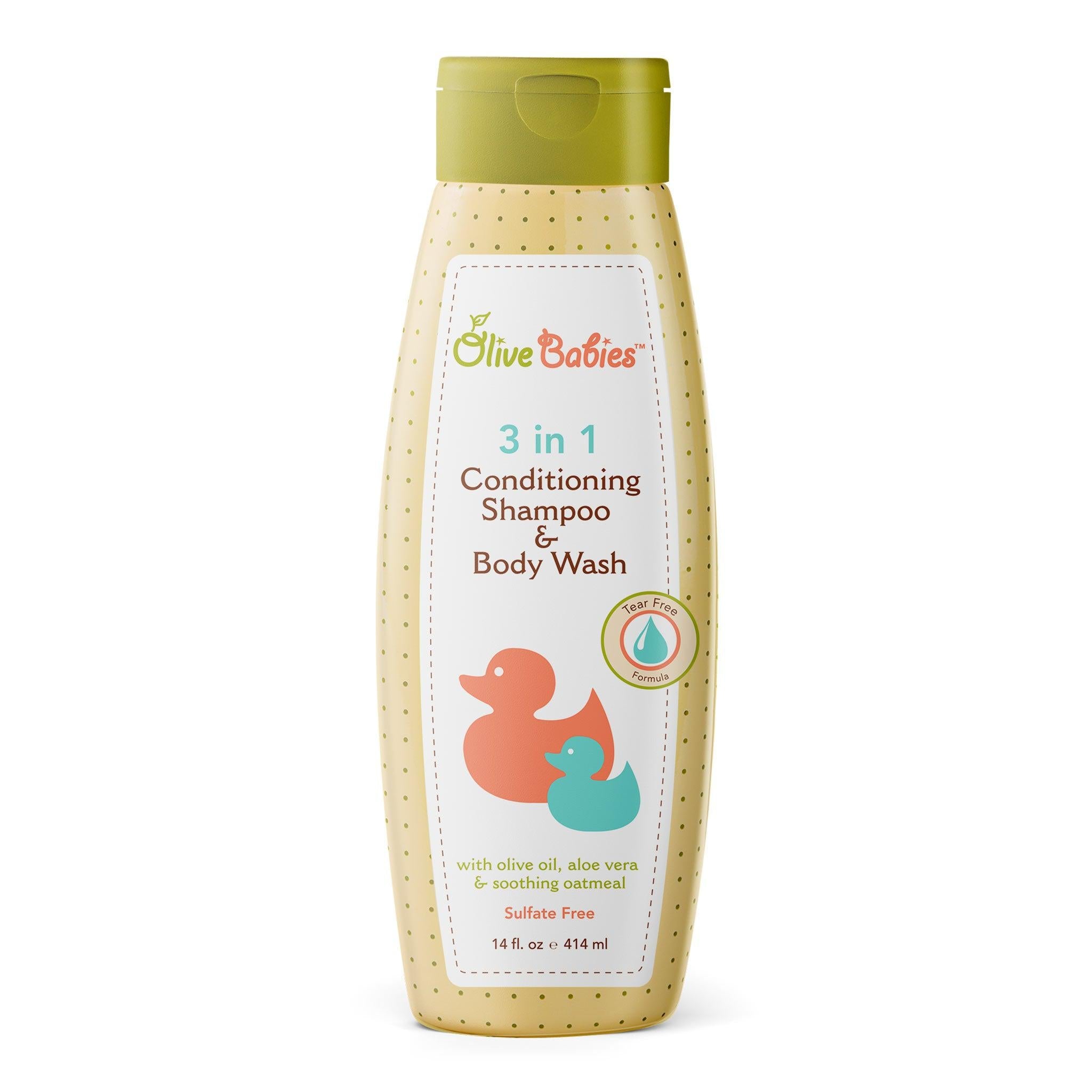 Olive Babies 3 in 1 Conditioning Shampoo & Body Wash 414 ML – Rozzana.pk