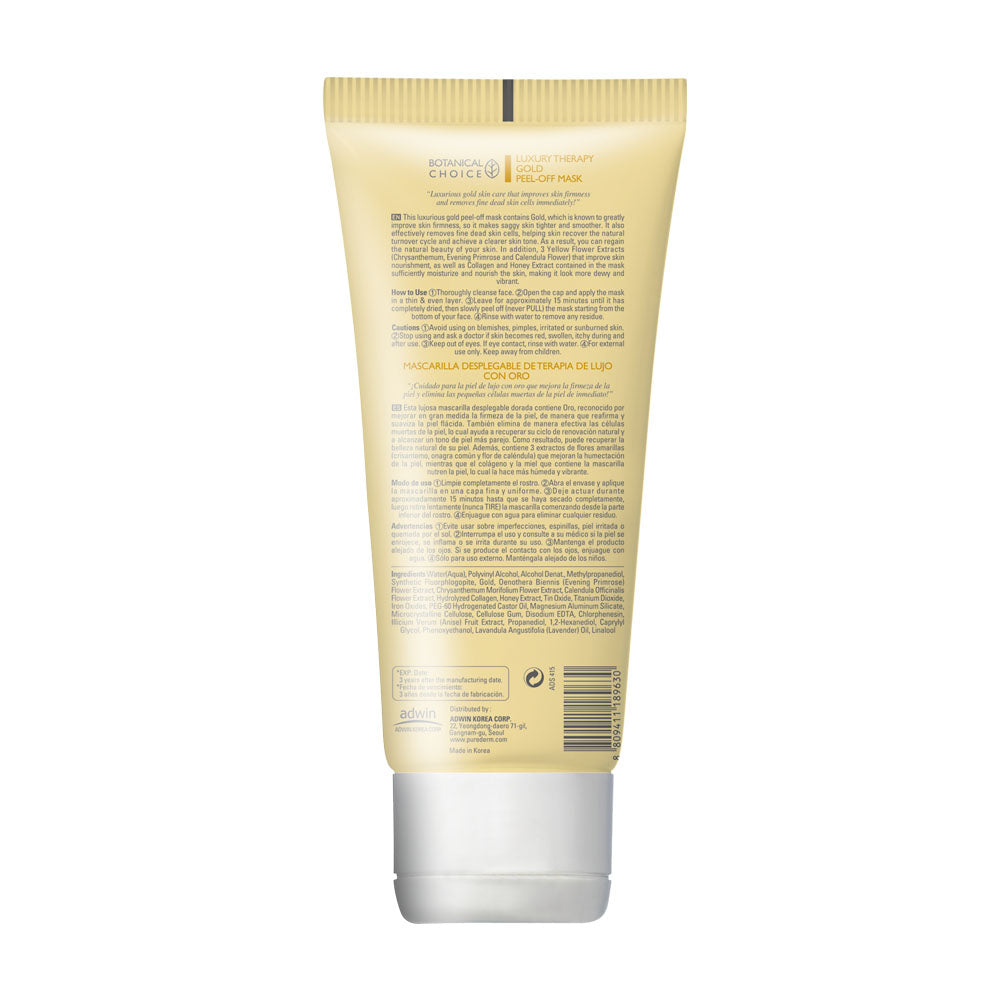 Purederm Luxury Therapy Gold Peel-off Mask – Rozzana.pk