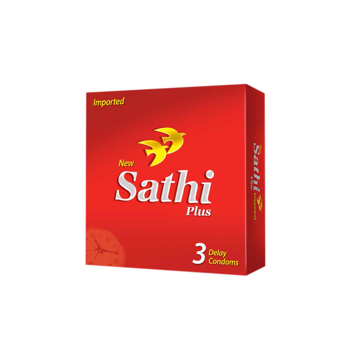 Sathi Plus 3 Delay Condoms – Rozzana.pk