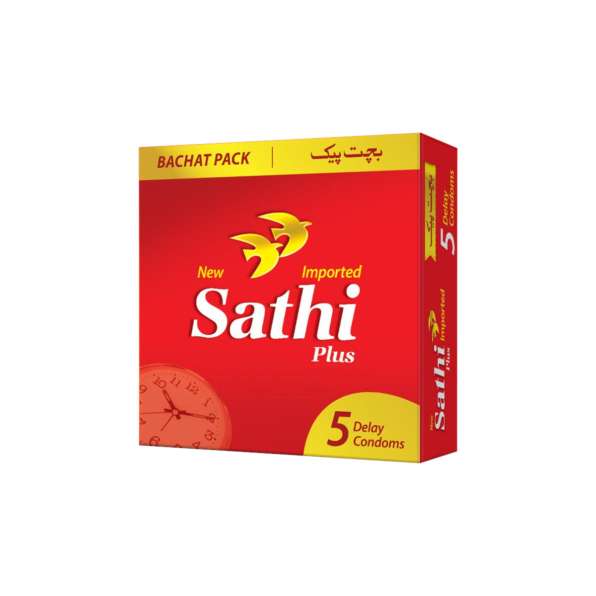 Sathi Plus 5 Delay Condoms – Rozzana.pk