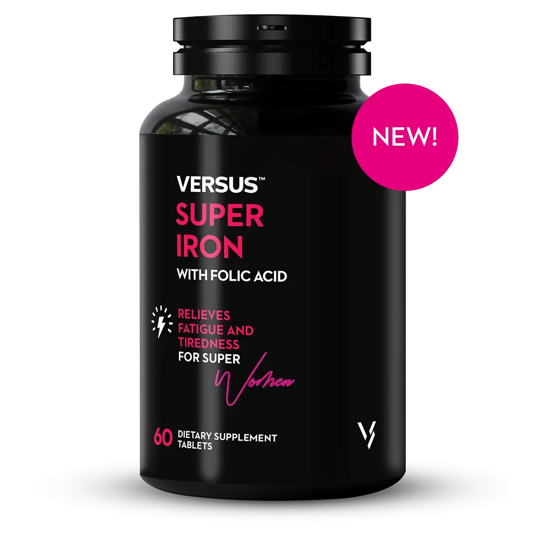 Versus Super Iron with Folic Acid 60 Tablets – Rozzana.pk