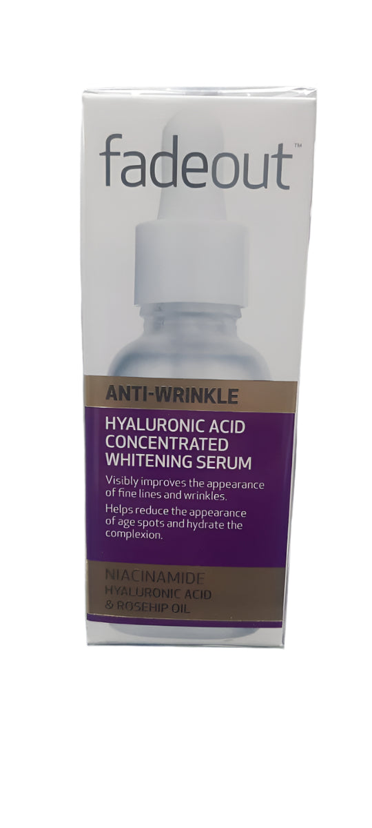 Fadeout Anti Wrinkle Hyaluronic Acid Concentrated Whitining Serum 30 M ...