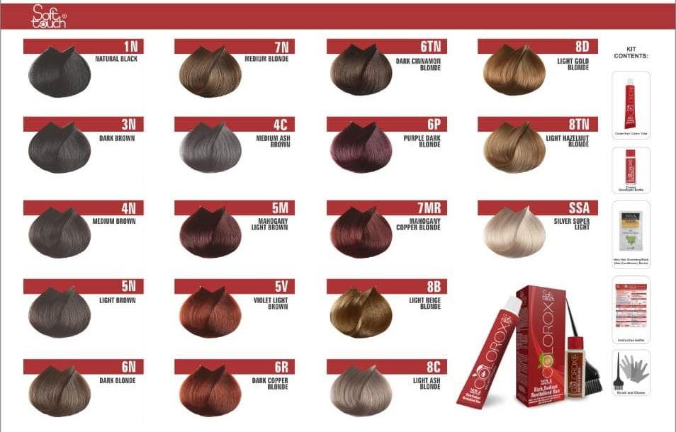 Soft Touch Colorox Cream Hair Color – Rozzana.pk