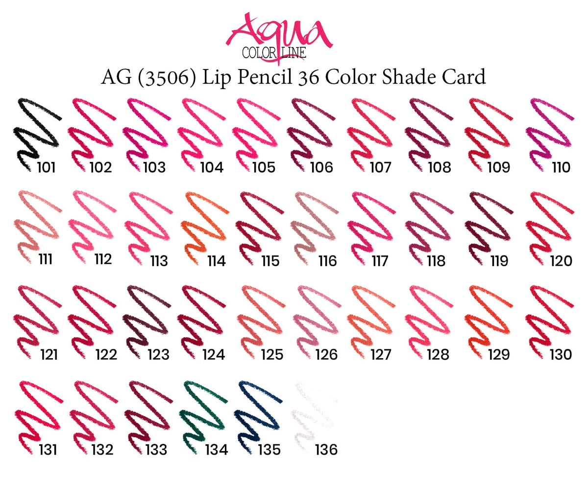 Aqua Color Line Lip Pencil – Rozzana.pk