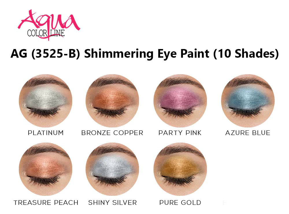 Aqua Color Line Shimmer Eyeshadow Eye Shimmering Paint – Rozzana.pk