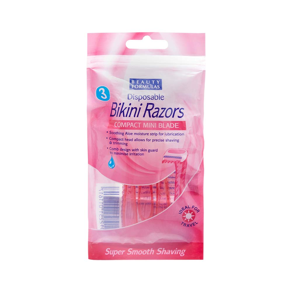 Beauty Formulas 3 Disposable Bikini Razors – Rozzana.pk