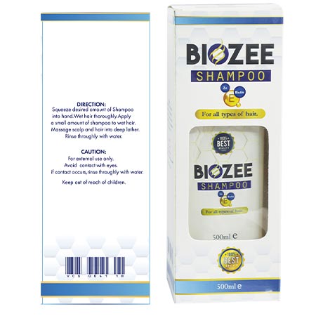 Biozee Shampoo for Thinning Hair with Pure Biotin 500 ML – Rozzana.pk