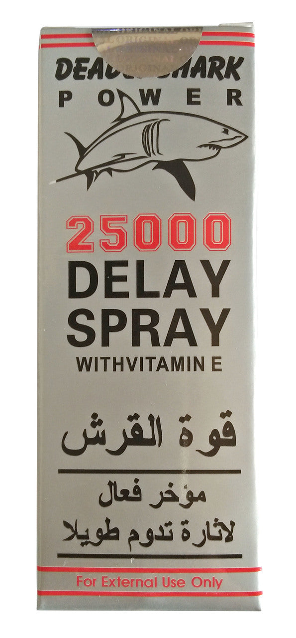 Deadly Shark Power 25000 Delay Spray with Vitamin E 40 ML – Rozzana.pk