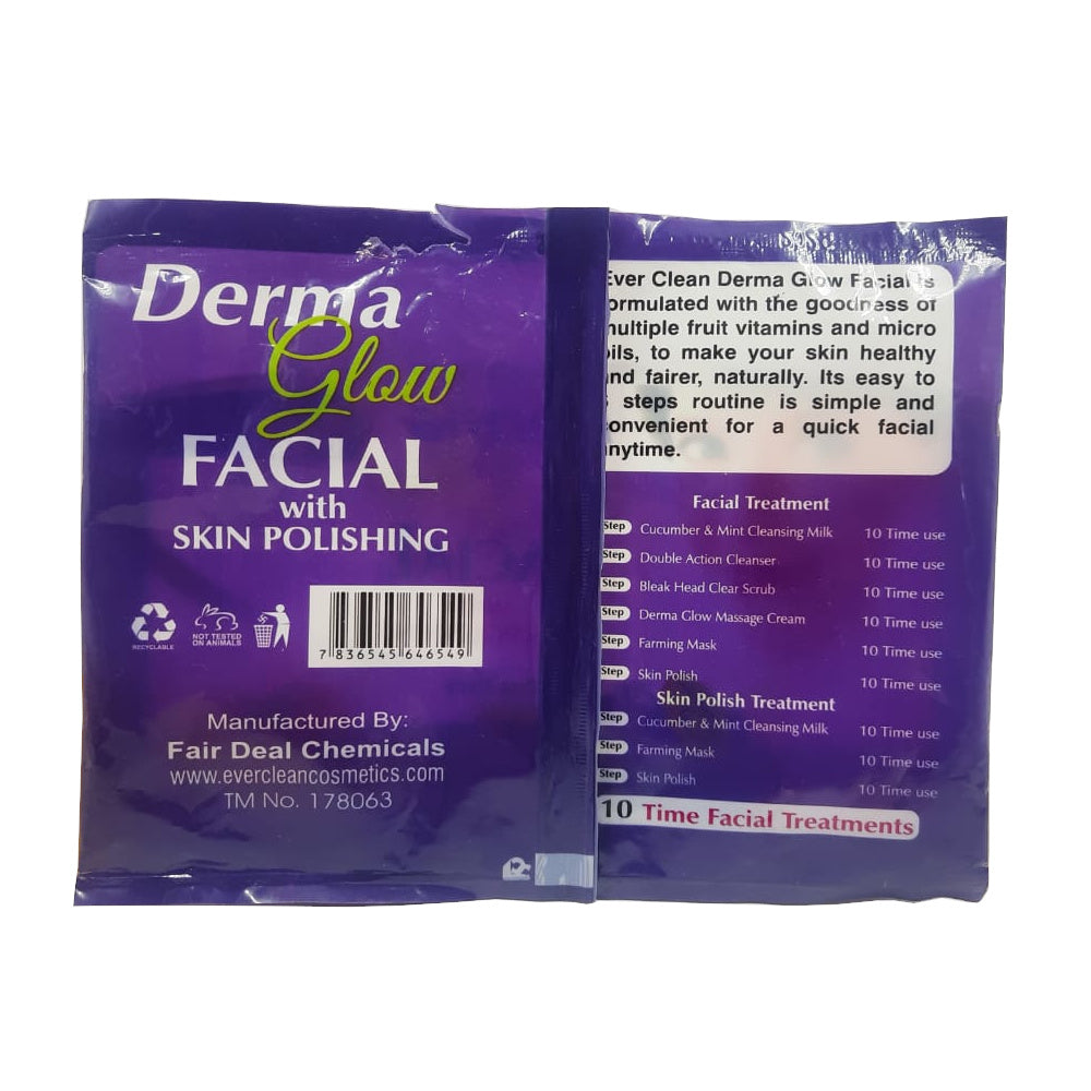 Derma Glow 6 Step Facial with Skin Polishing – Rozzana.pk