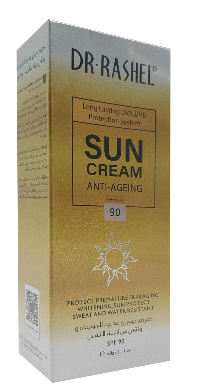 Dr. Rashel Anti Ageing Sun Cream ( SPF+90 ) 60 GM – Rozzana.pk