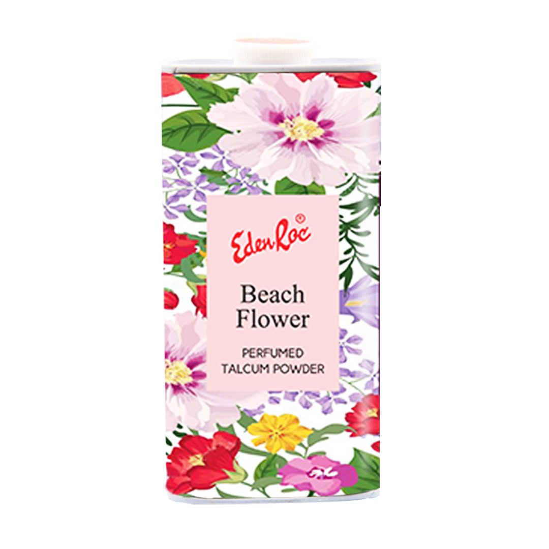 Eden Roc Talcum Powder Beach Flower 100 GM – Rozzana.pk
