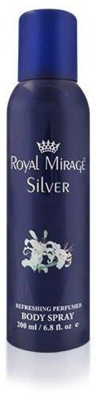 Royal Mirage Silver Body Spray 200 ML – Rozzana.pk