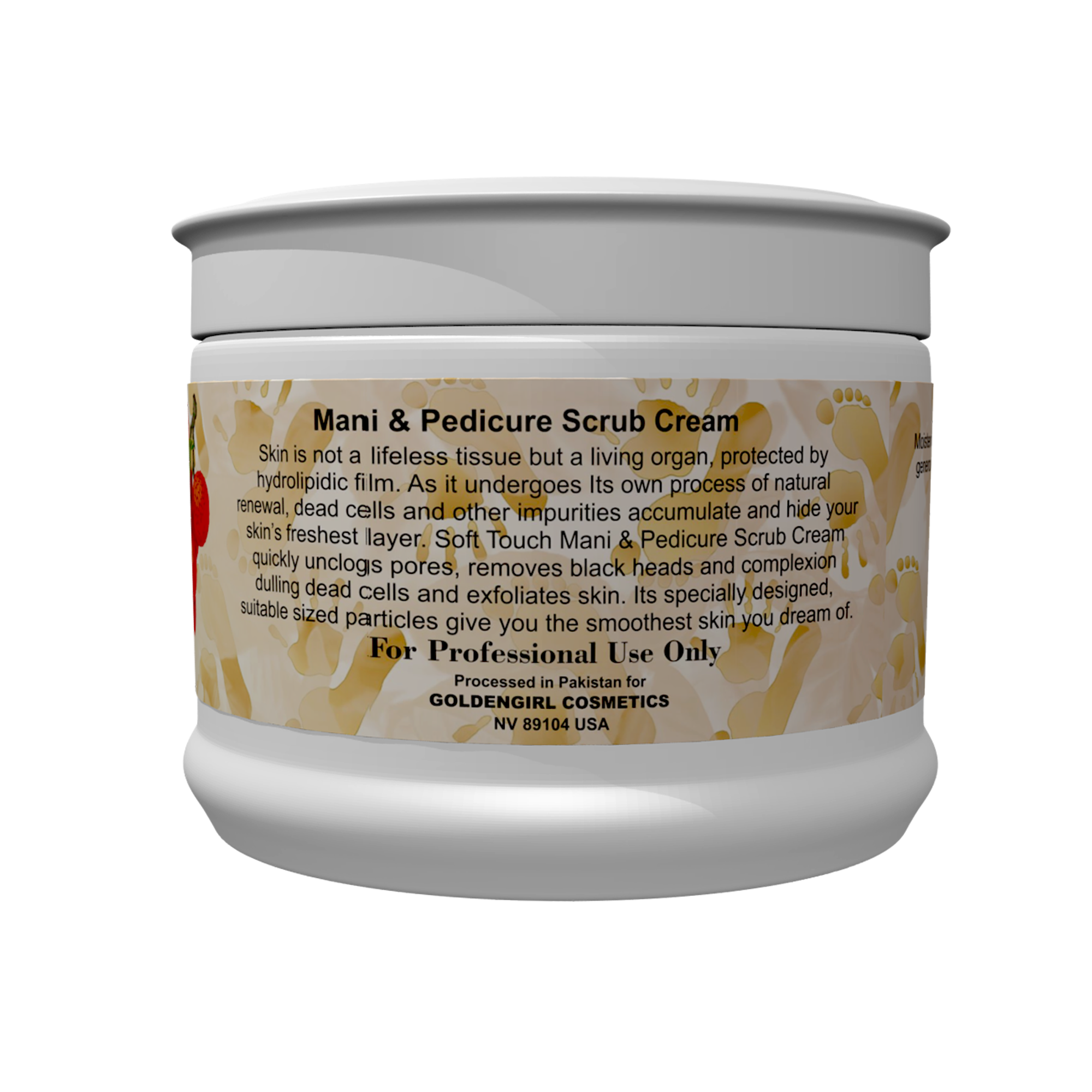 Soft Touch Manicure & Pedicure Scrub Cream 500 ML – Rozzana.pk